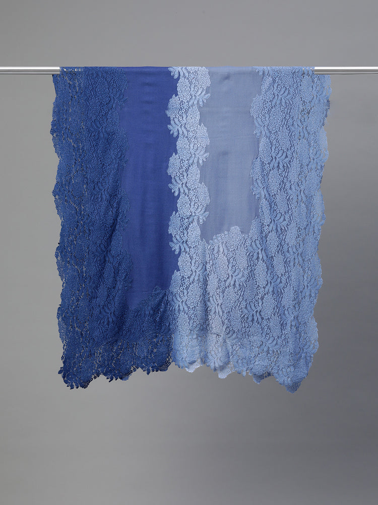 Blue Shawl, Ombre Shawl, Wedding Shawls, Wedding gifts – modarta